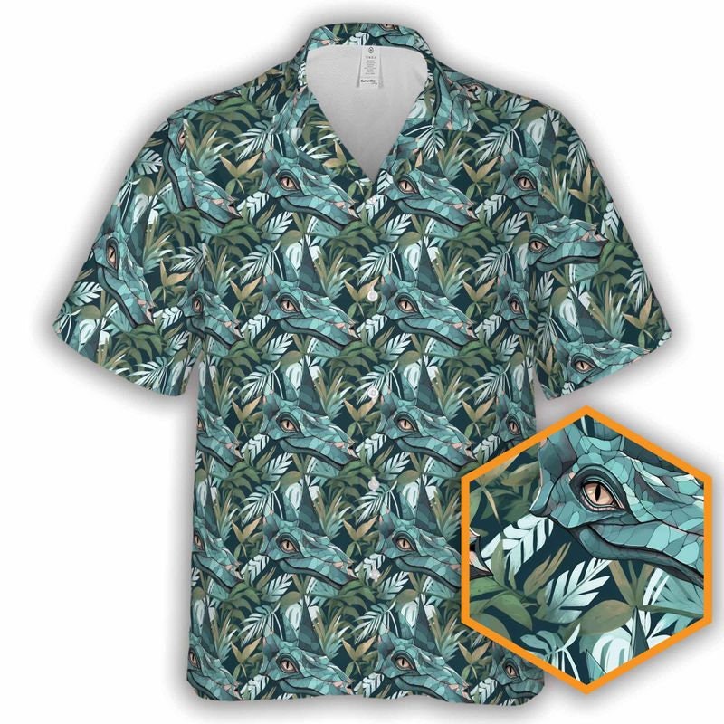 Clever Girl | Button-up Hawaiian Shirt - Etsy