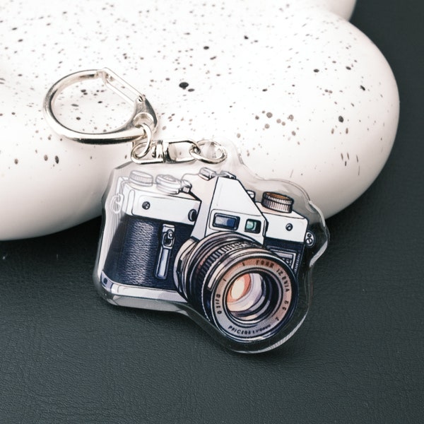 Camera Keychain - Etsy