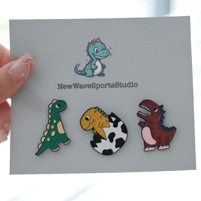 Set of 3 Dinosaur Enamel Pin Cute Dino Pin Mini Dinosaur Pin Cute ...