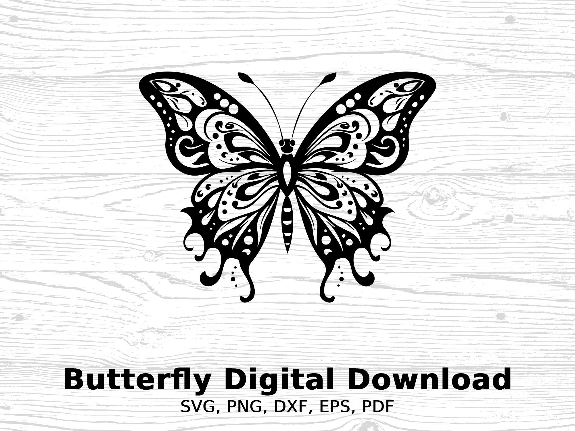 Beautiful Butterfly SVG Digital Download: Get Creative With - Etsy