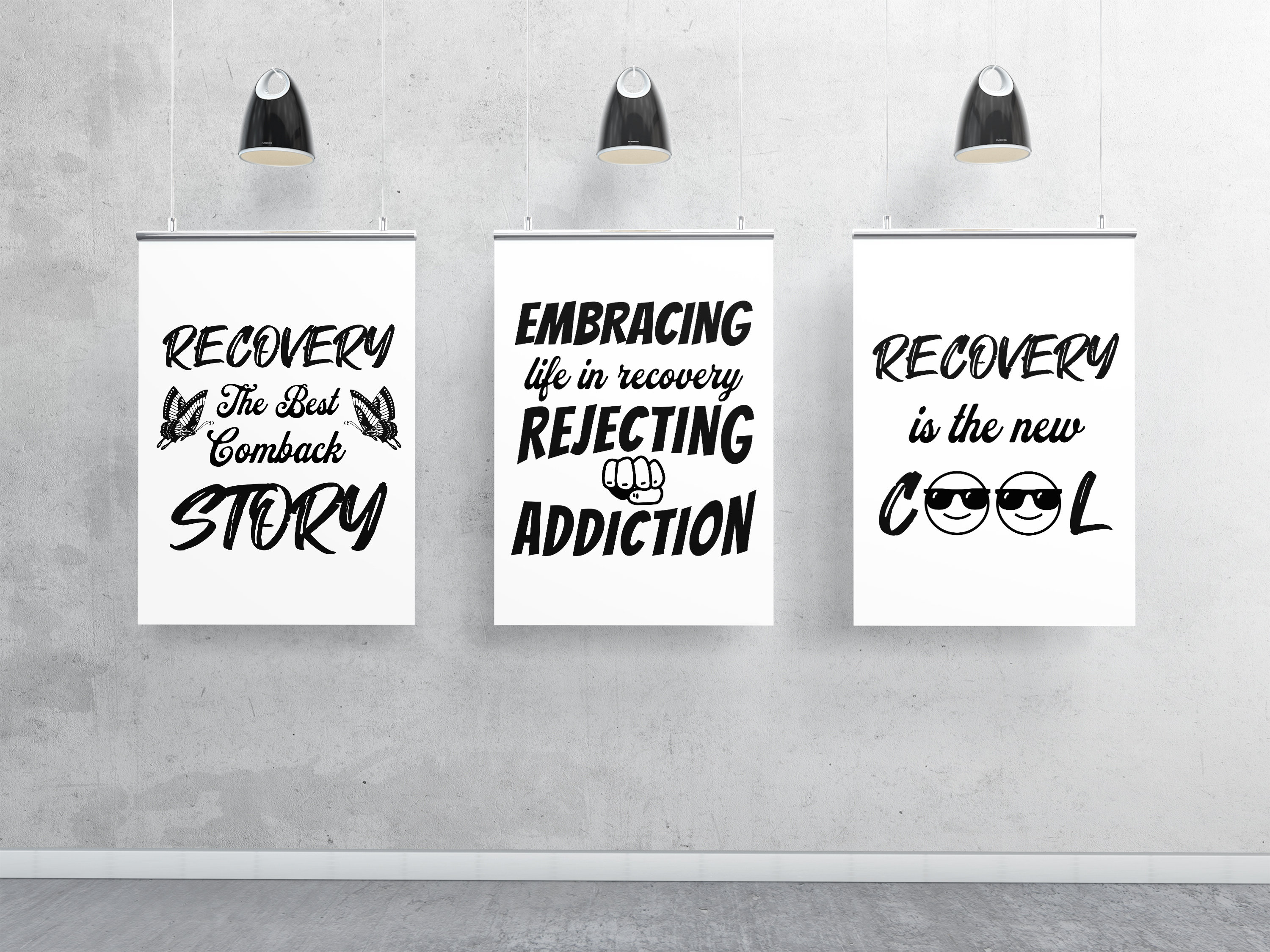 Inspirational Recovery and Sobriety SVG Bundle Digital - Etsy