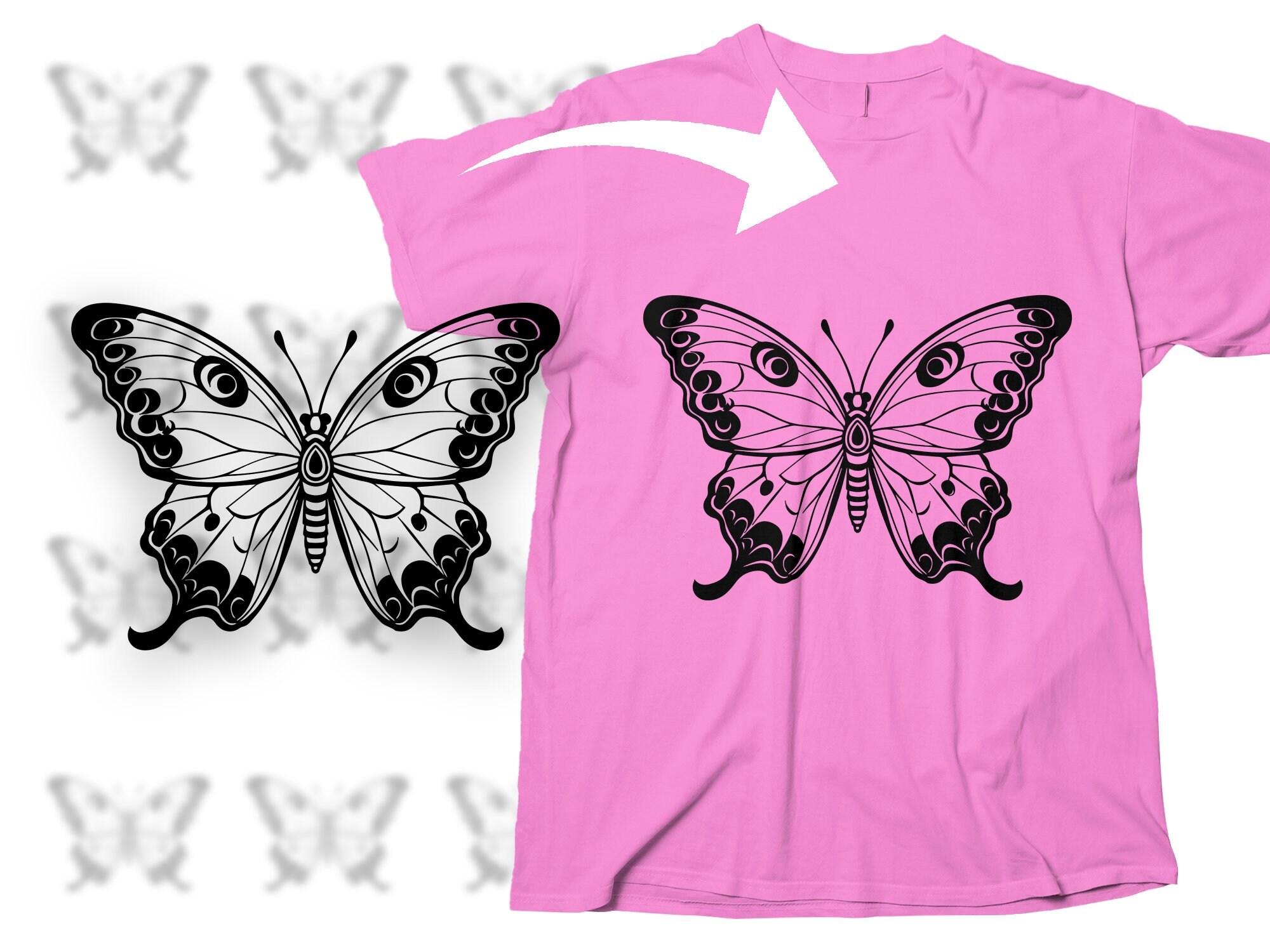 Beautiful Butterfly SVG Digital Download: Get Creative With - Etsy