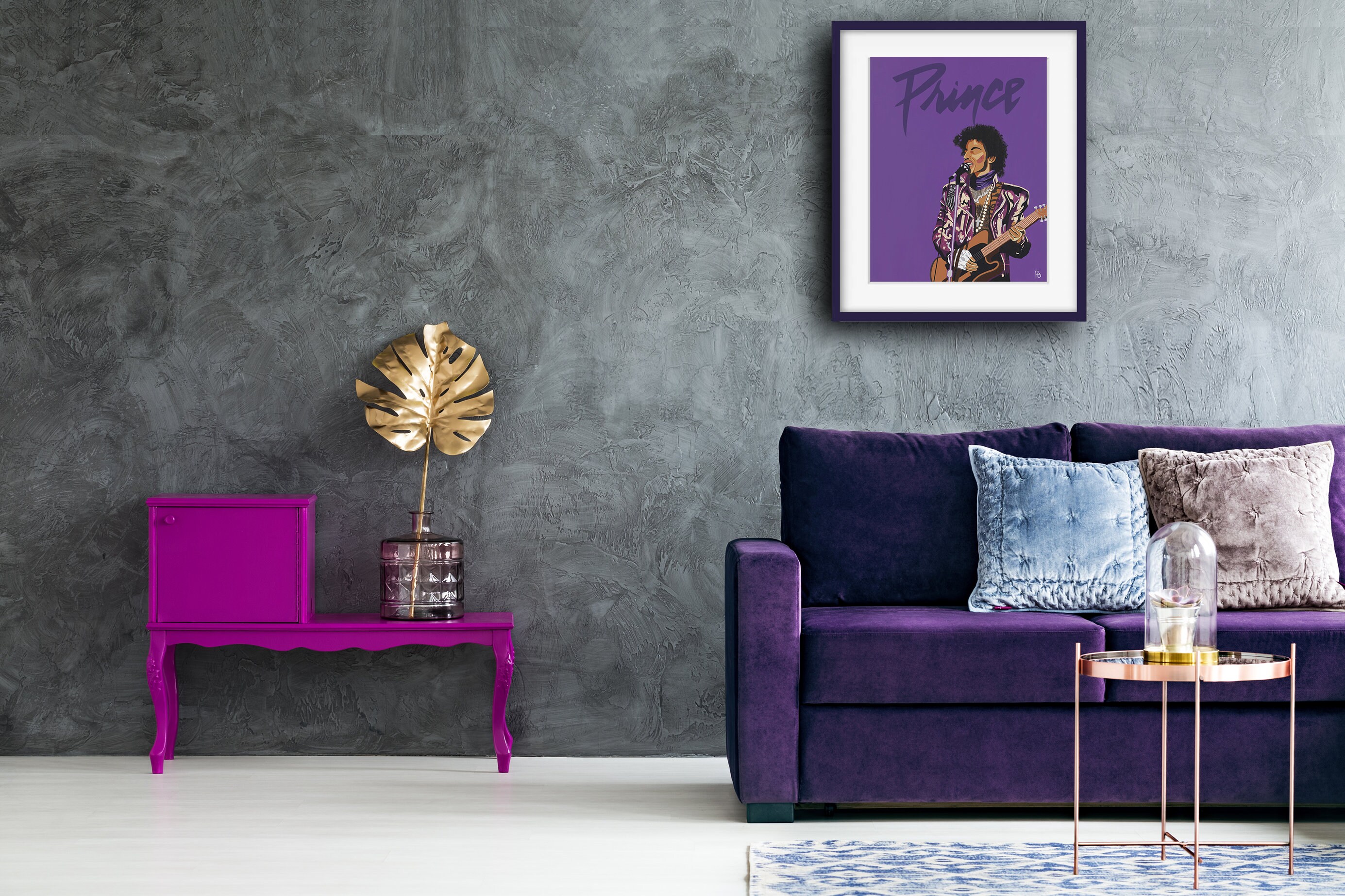 Prince Purple Rain Prince Print R&B Rock Music Funk Digital Art Print ...