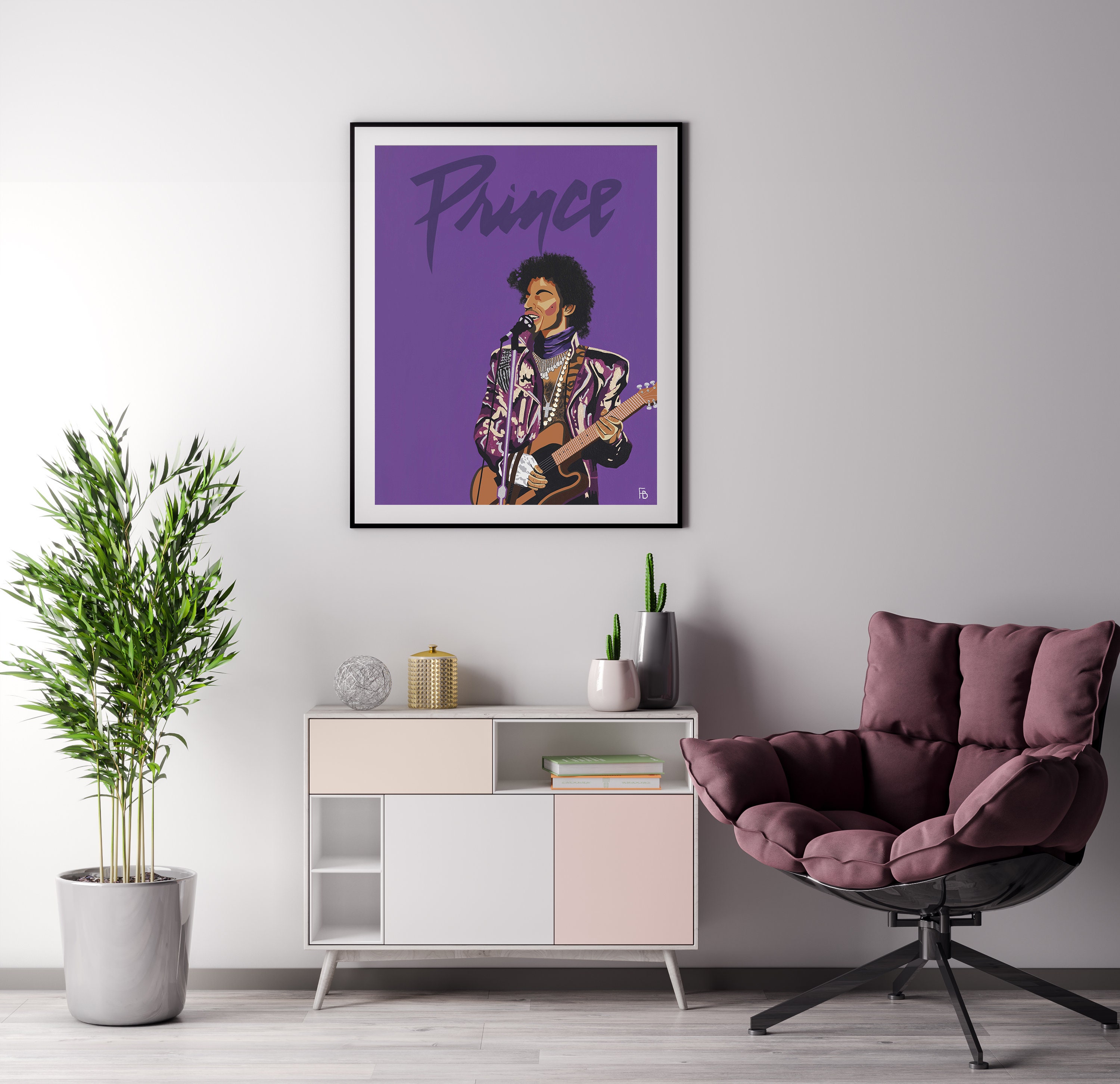 Prince - Purple Rain - Prince Print - R&B - Rock Music - Funk - Digital ...