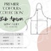 Premier Colours Collection Bib Apron Sizing Chart, Apron Size Guide ...