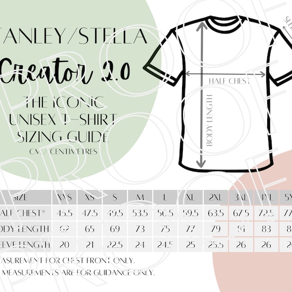 Stanley/stella T Shirt - Etsy UK