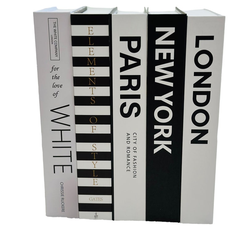 Designer Books Decor - Etsy