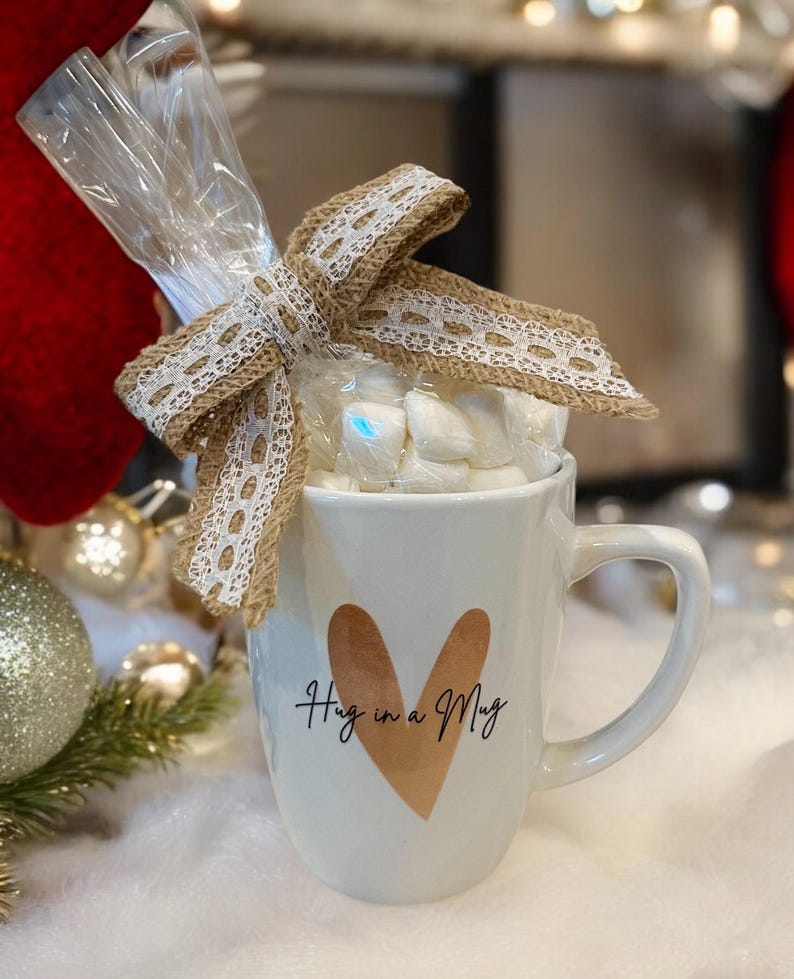 Hug in a Mug Gift Box Small | Hot Cocoa & Marshmallows Surprise ...