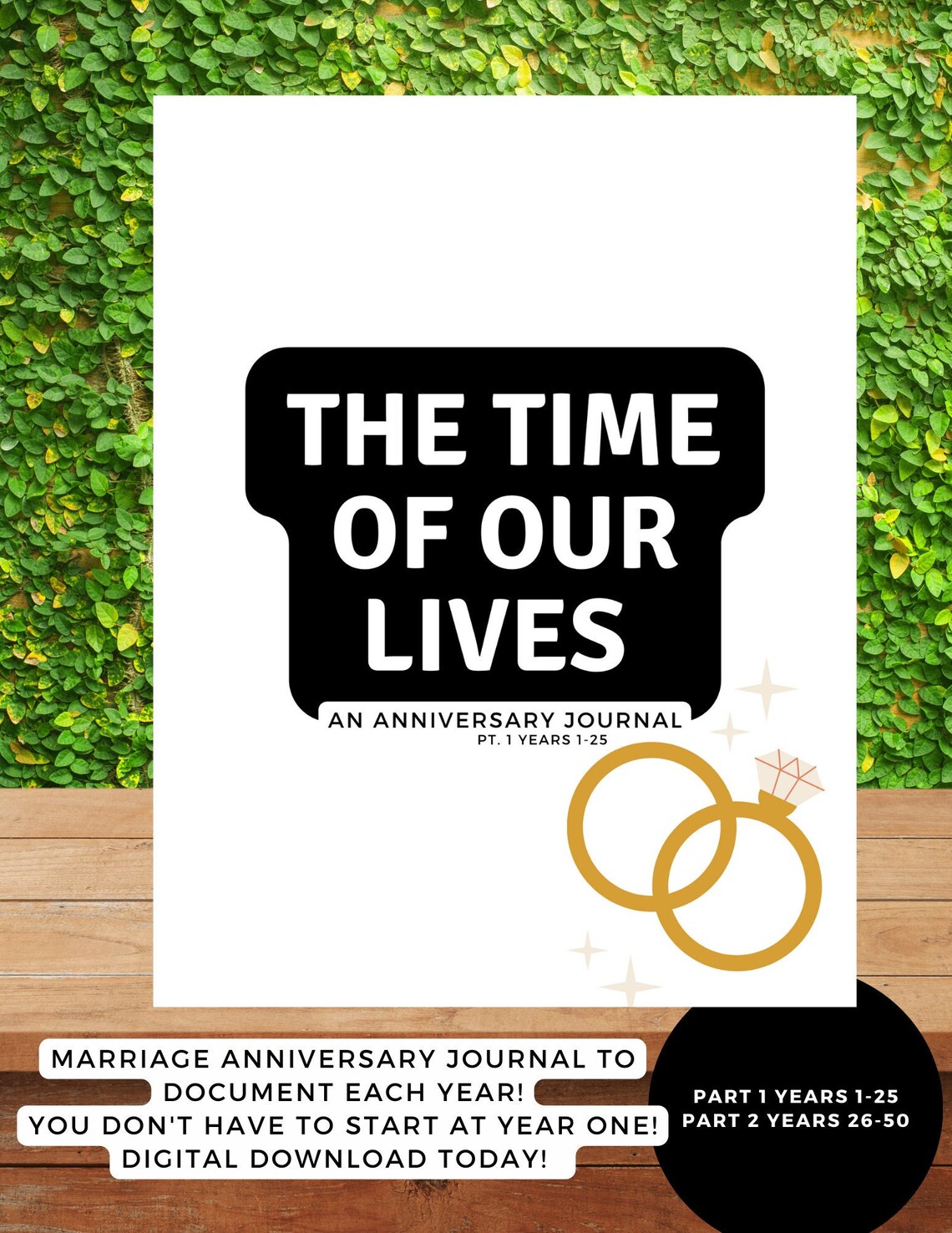 Anniversary Marriage Journal, Yearly Marriage Check-in, Marriage ...