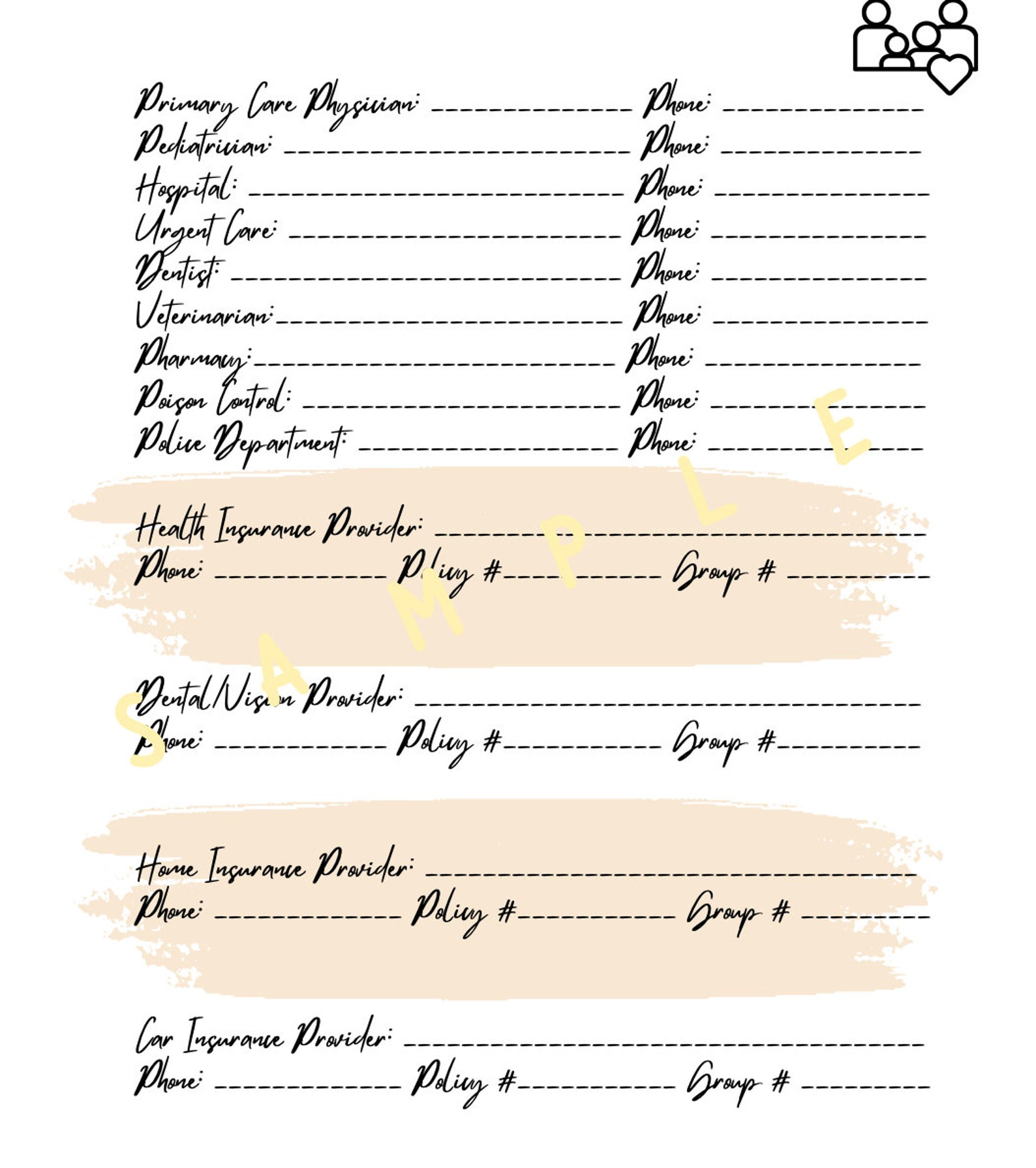 Family Binder, Emergency Family Binder, Starter Family Binder ...