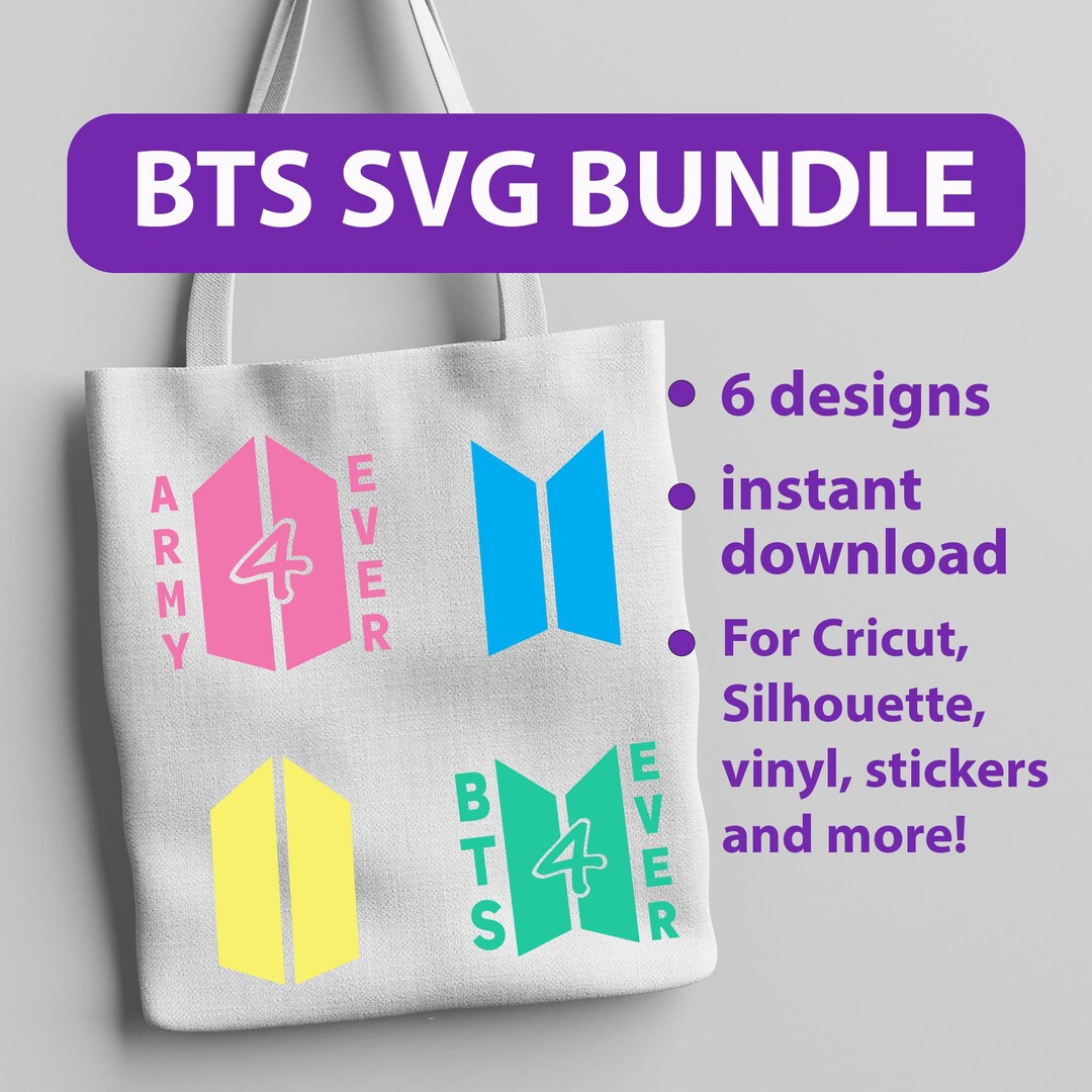 BTS ARMY SVG Bundle: K-pop Fan Cut Files (digital Download) - Etsy