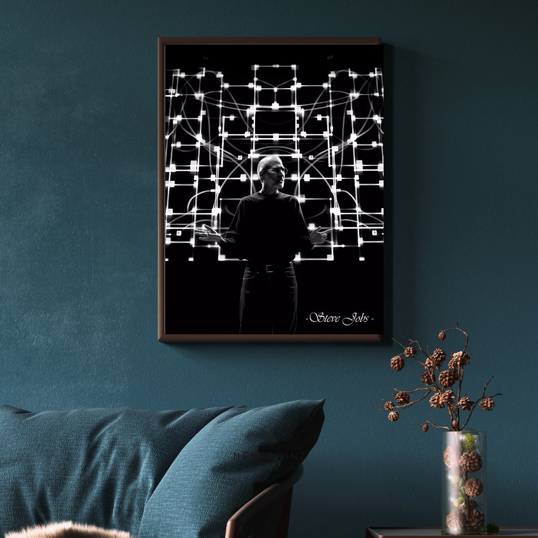Innovation Personified: A Tribute to Steve Jobs (poster) - Etsy