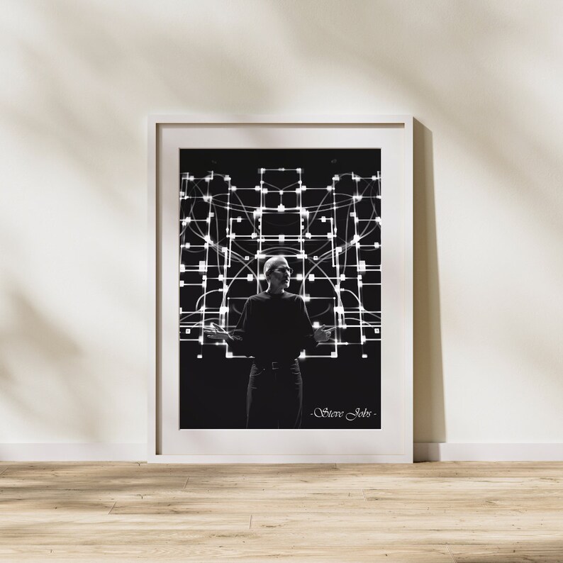 Innovation Personified: A Tribute to Steve Jobs (poster) - Etsy