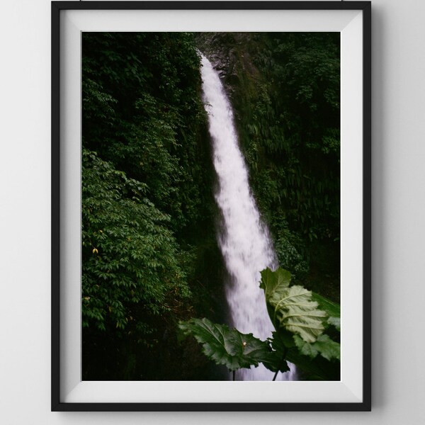 Costa Rica Waterfall Art - Etsy