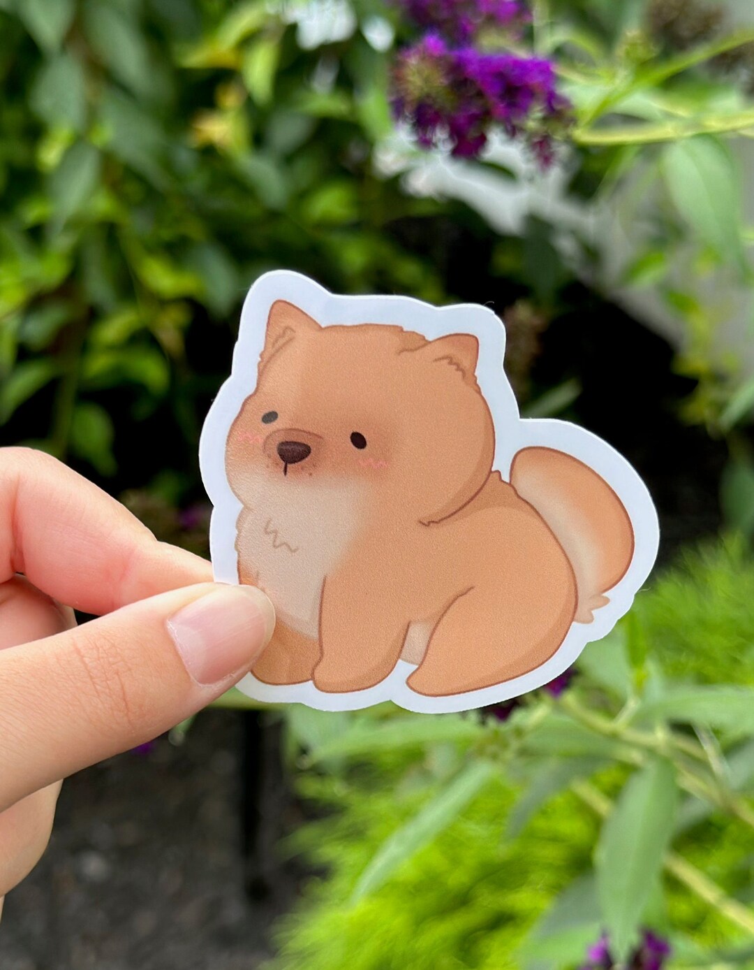 Pudgy Puppy Sticker - Etsy