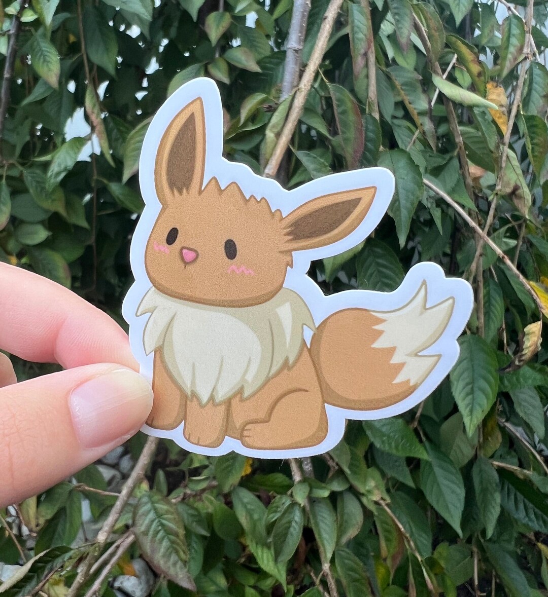 Cute Eevee Sticker - Etsy