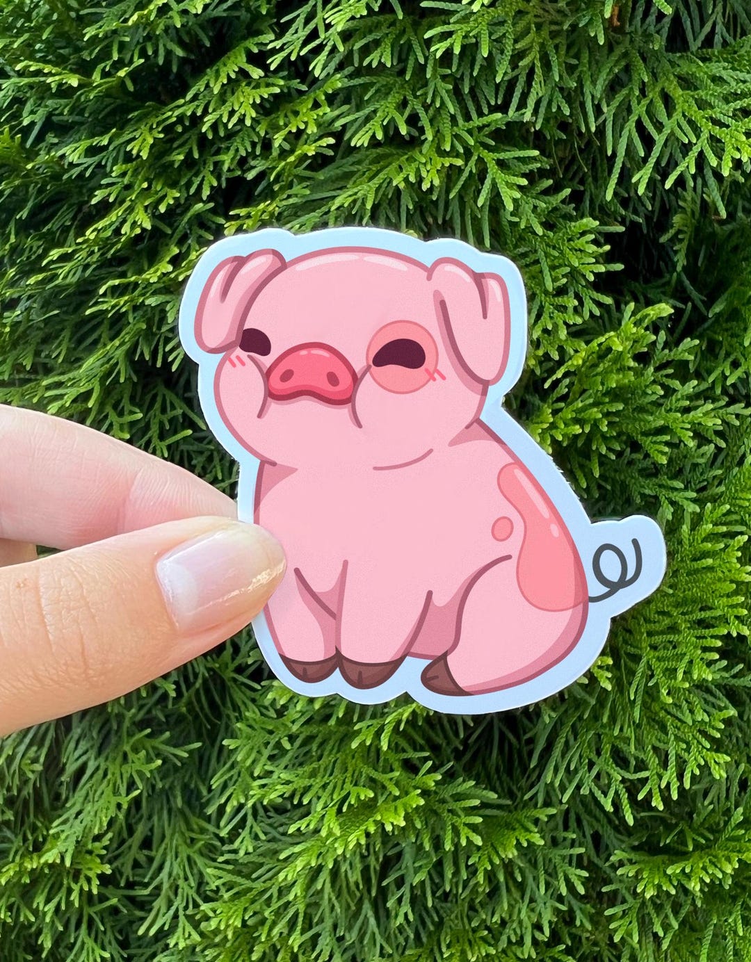 Waddles Pig Sticker - Etsy