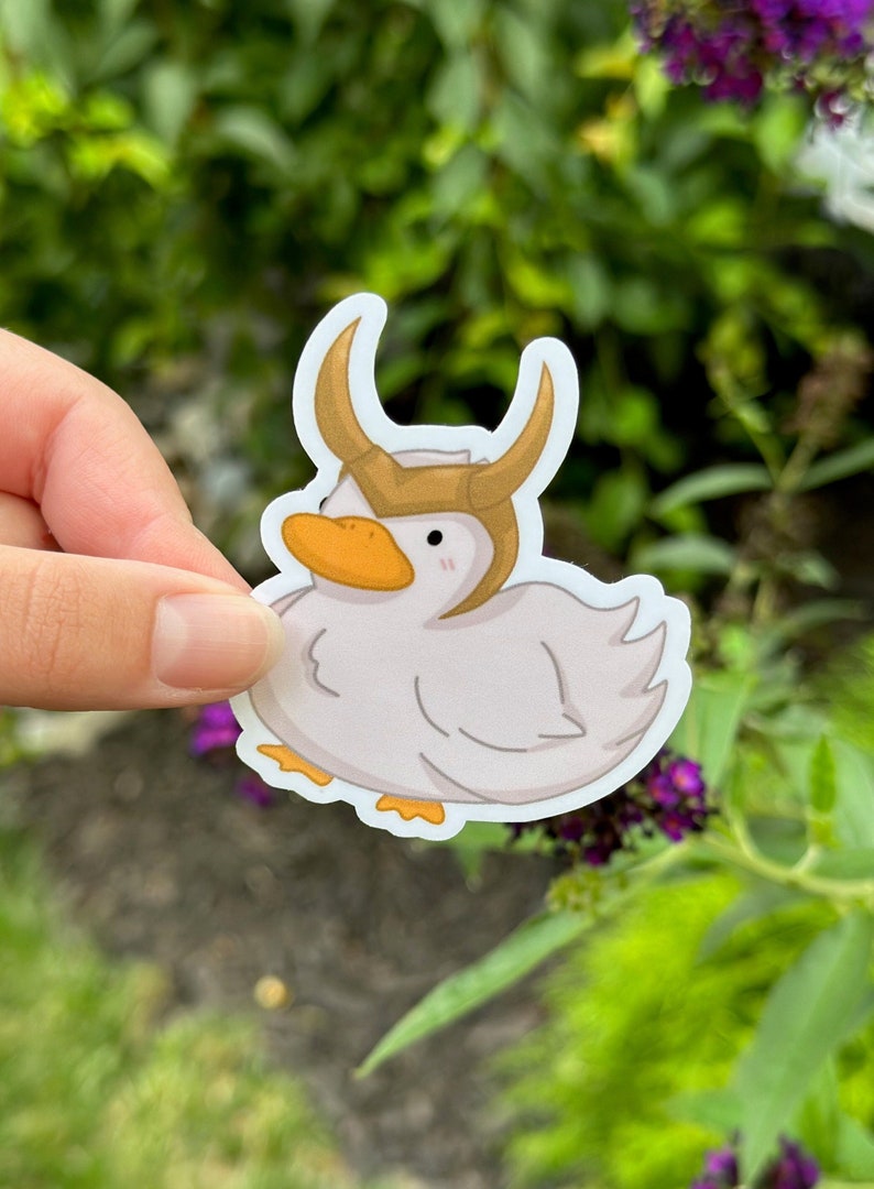 Loki Duck Sticker - Etsy