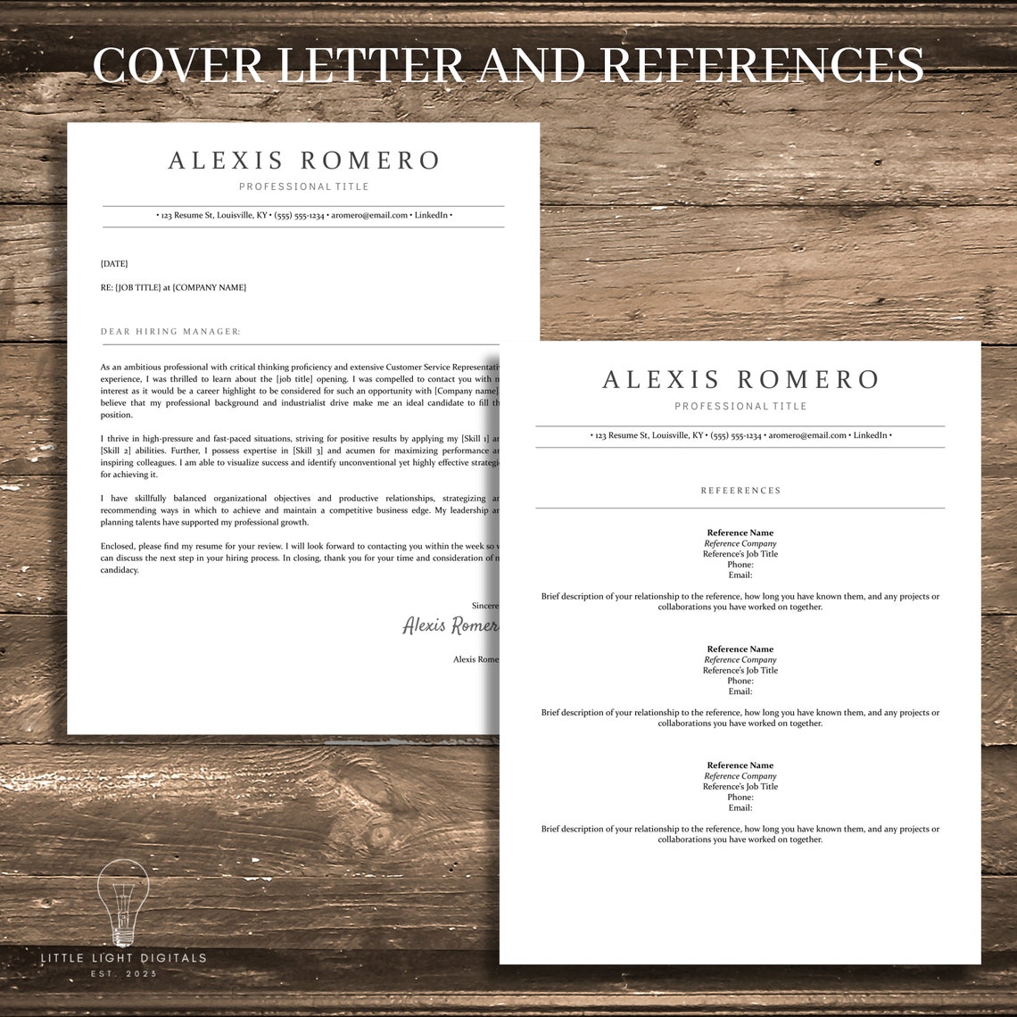 ATS Friendly Resume Template Google Docs, ATS Compatible Resume ...