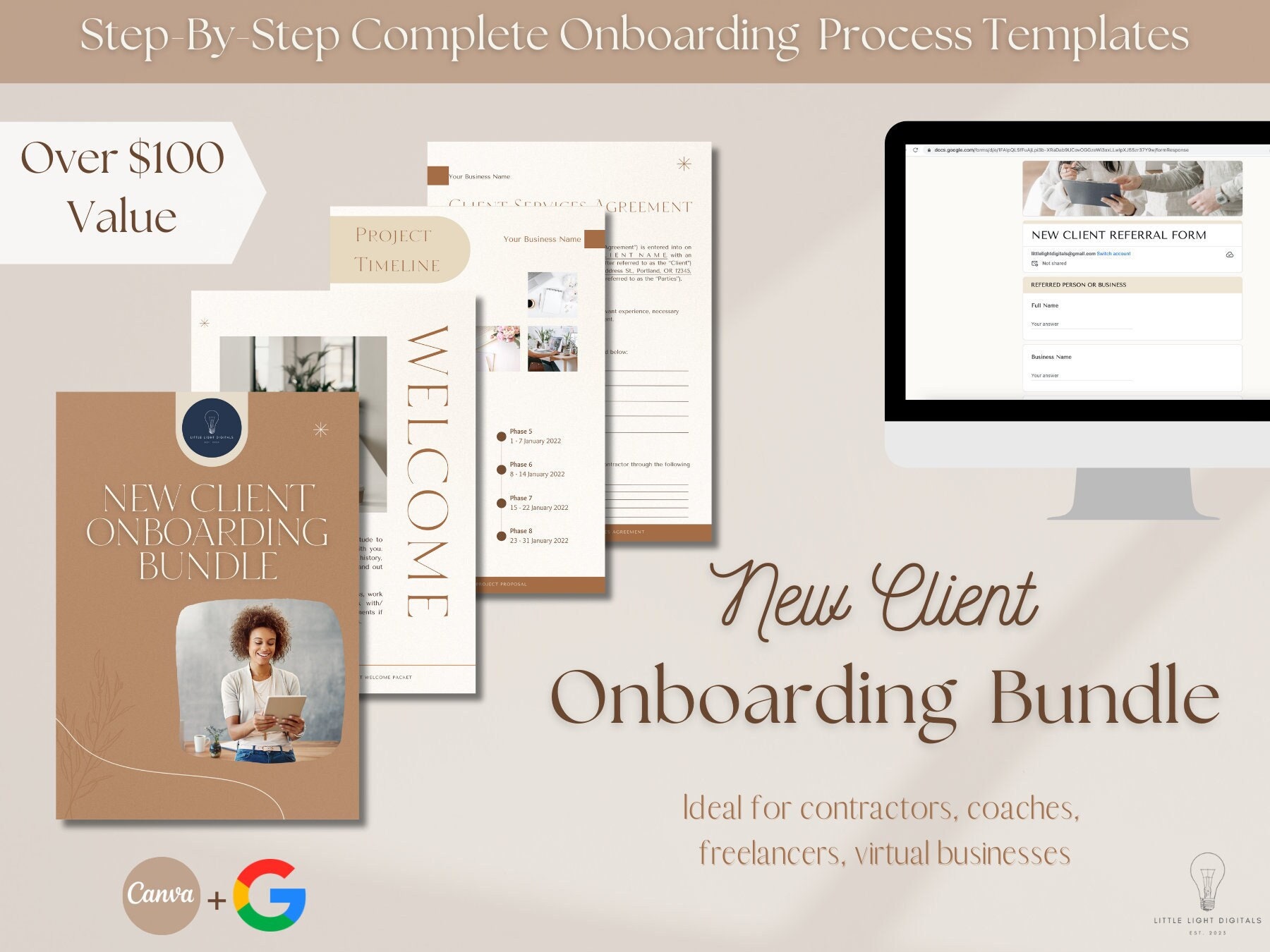 New Client Onboarding Bundle, Client Onboarding Template Bundle ...