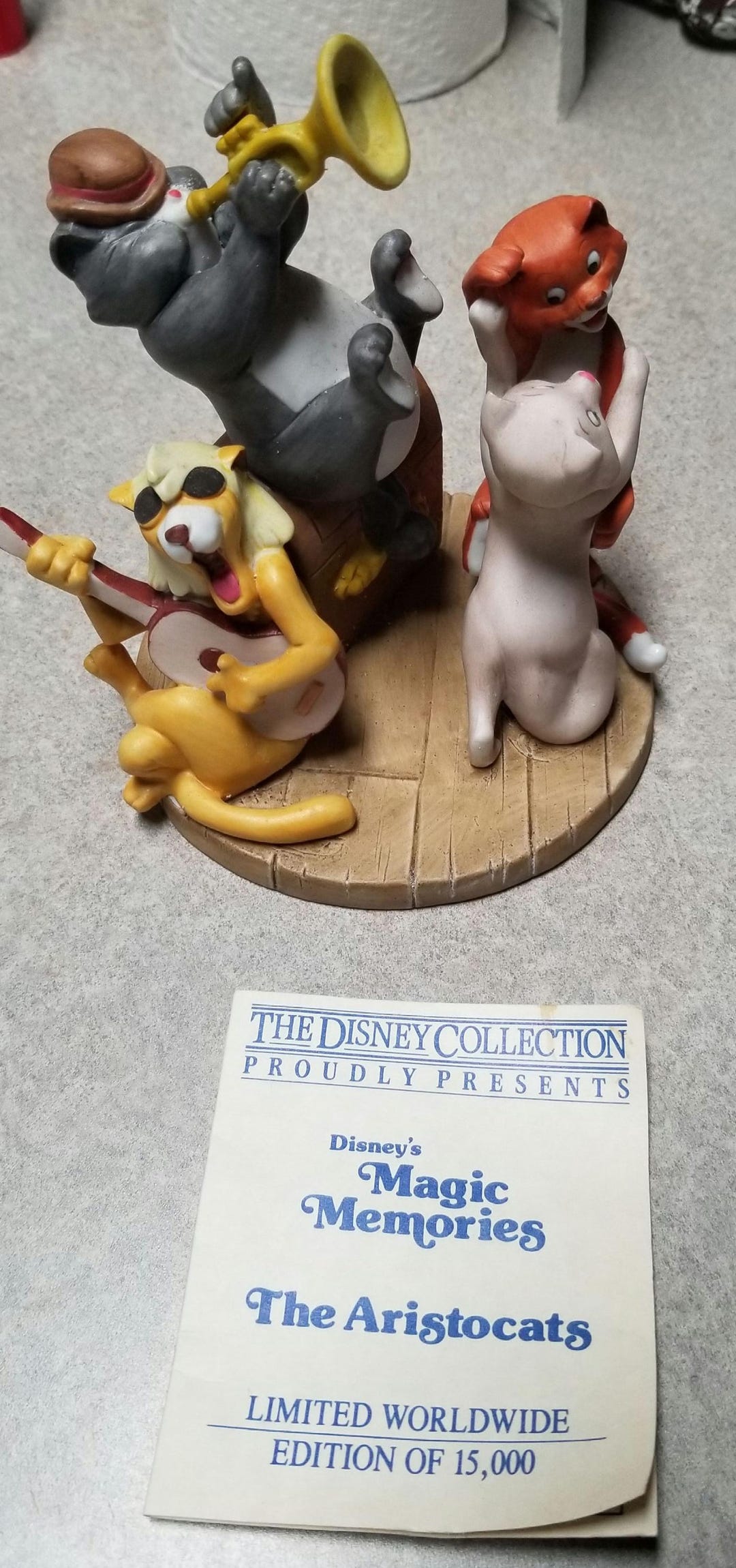 Limited Edition Disney Magic Memories the Aristocats Figurine. Numbered ...