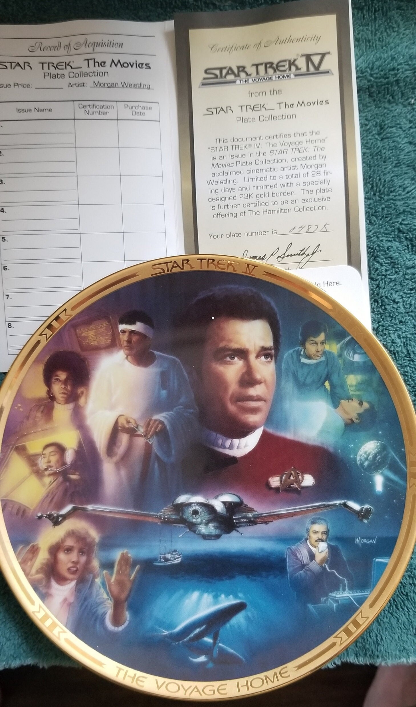 Hamilton Collection Star Trek the Voyage Home Collectors Plate ...