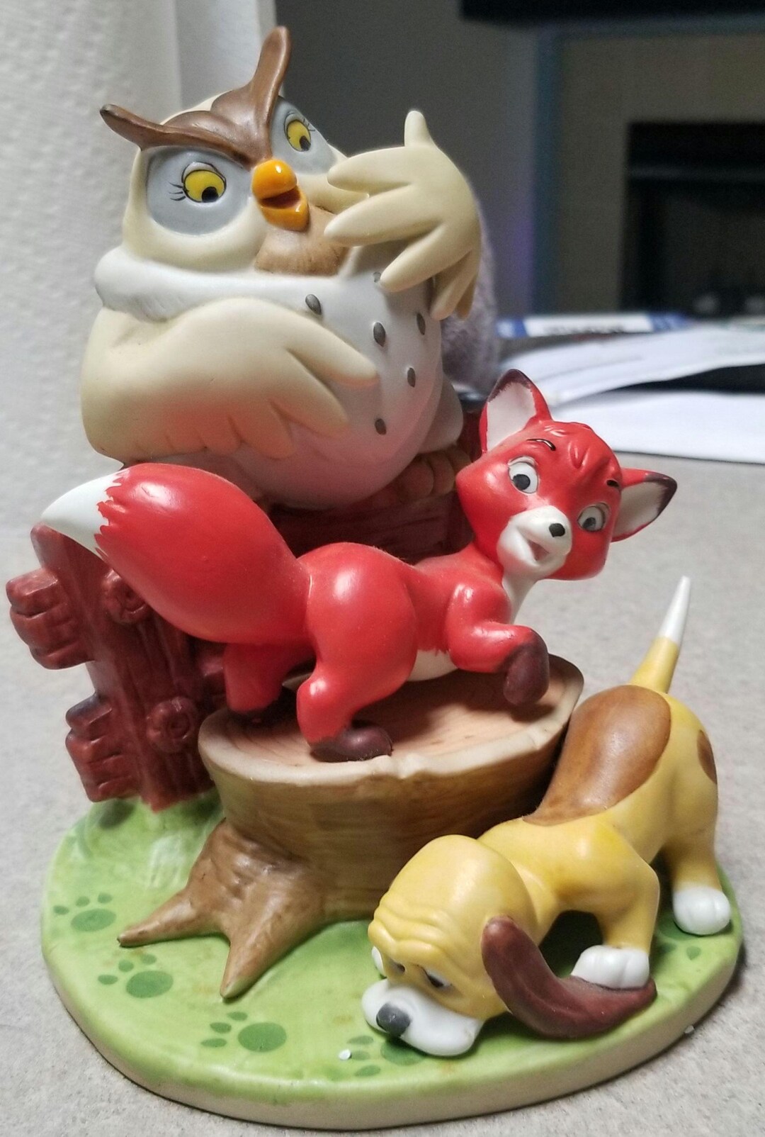 Limited Edition Disney Magic Memories Figurine. Numbered Fox and the ...