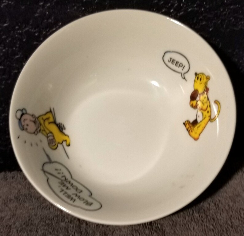 Set of Vintage Popeye and Friends Mugs/bowl - Etsy