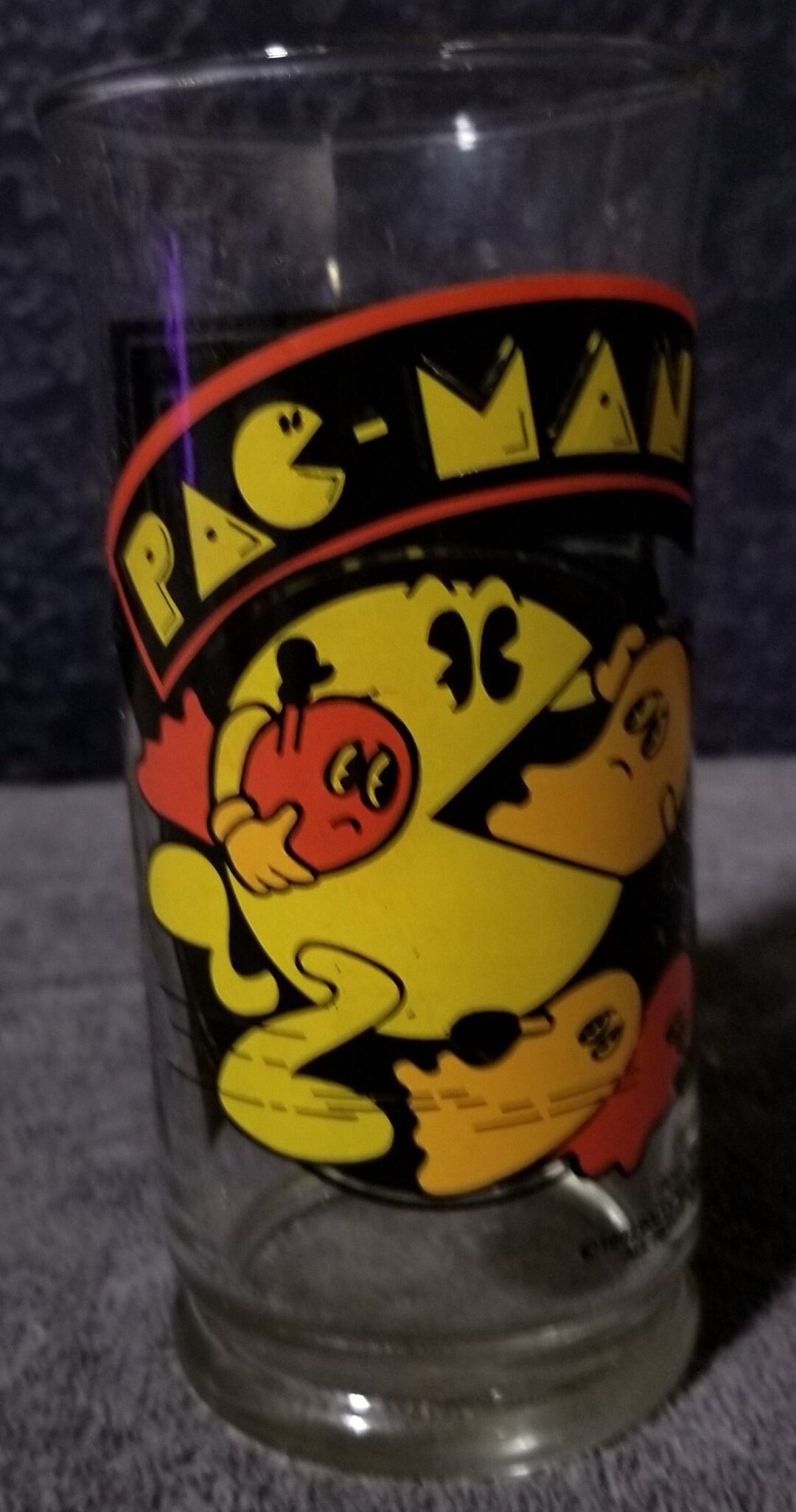 Vintage 1982 Pac-man Highball Glass From Bally Midway - Etsy