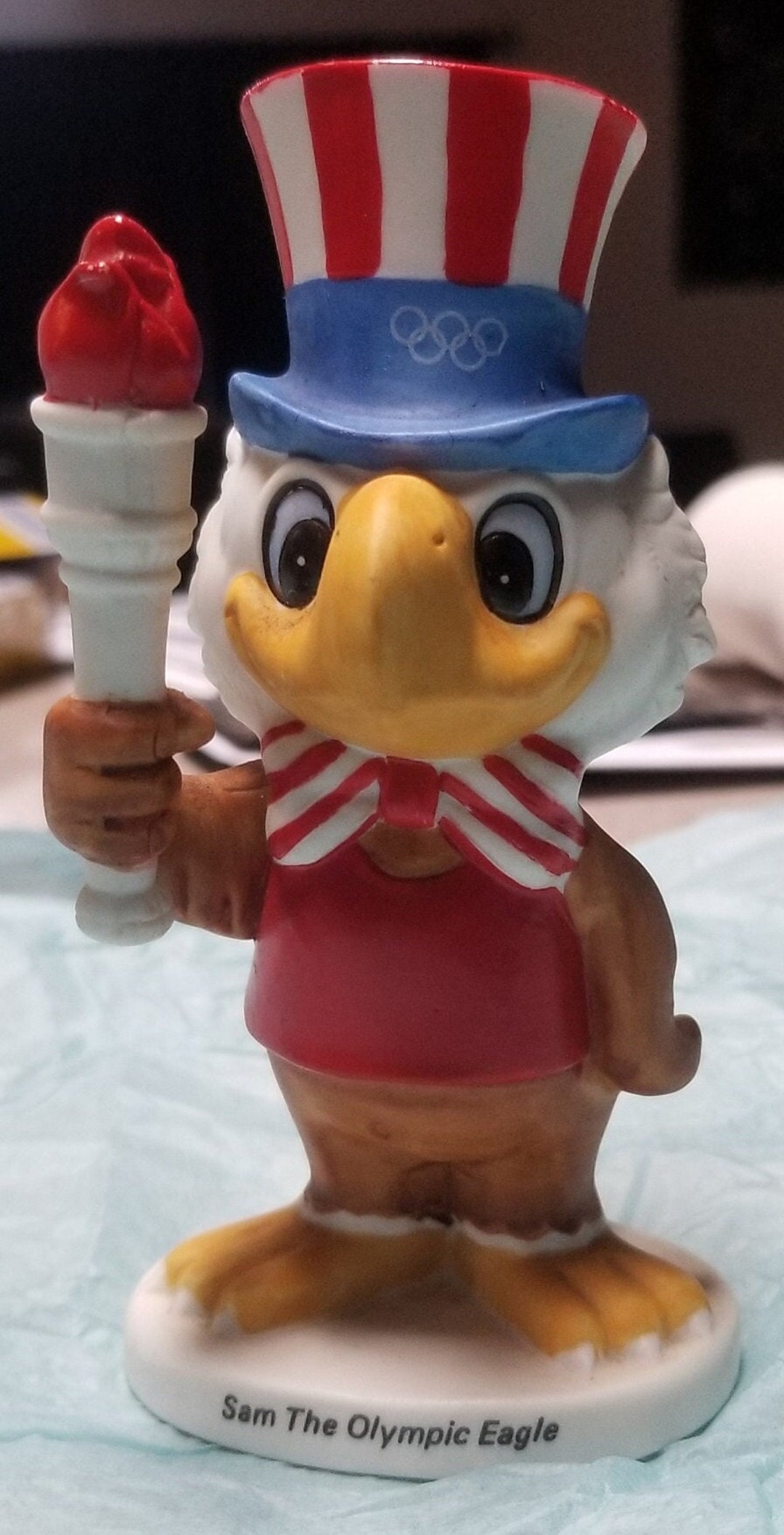 Vintage 1984 Olympic Mascot Sam the Eagle Tankard & Coffee Mug ...