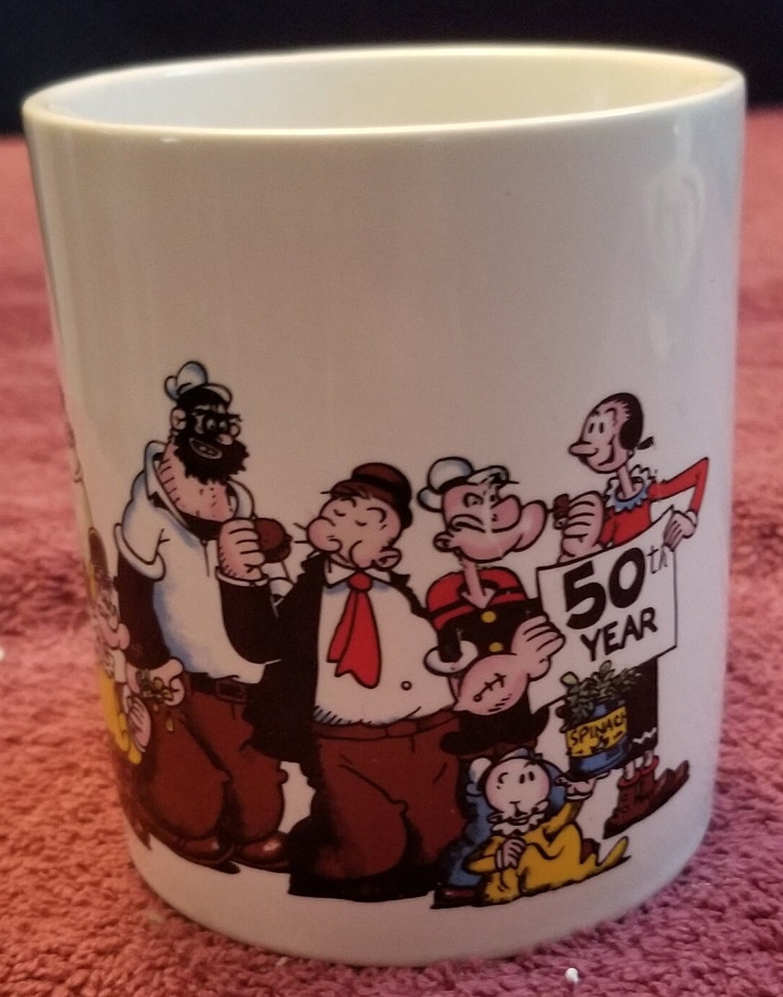 Set of Vintage Popeye and Friends Mugs/bowl - Etsy
