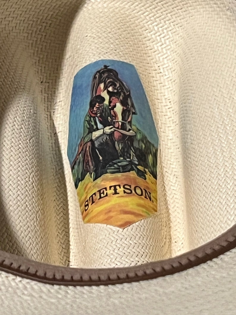 SOLD* Stetson Straw Cowboy Hat Horse Hair Hatband - Etsy