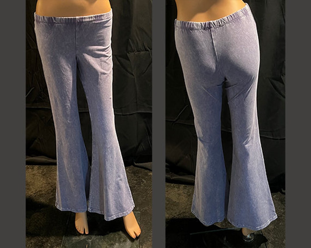 SOLD Bell Bottom Pants Muted Lavender Size 6 - Etsy