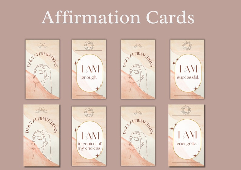 Digital Affirmation Cards | Women's Empowerment Affirmation Cards| Self ...