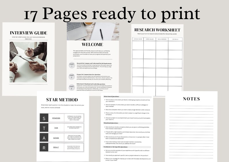 Interview Guide Example | Interview Tips| How to Prepare for Interview ...