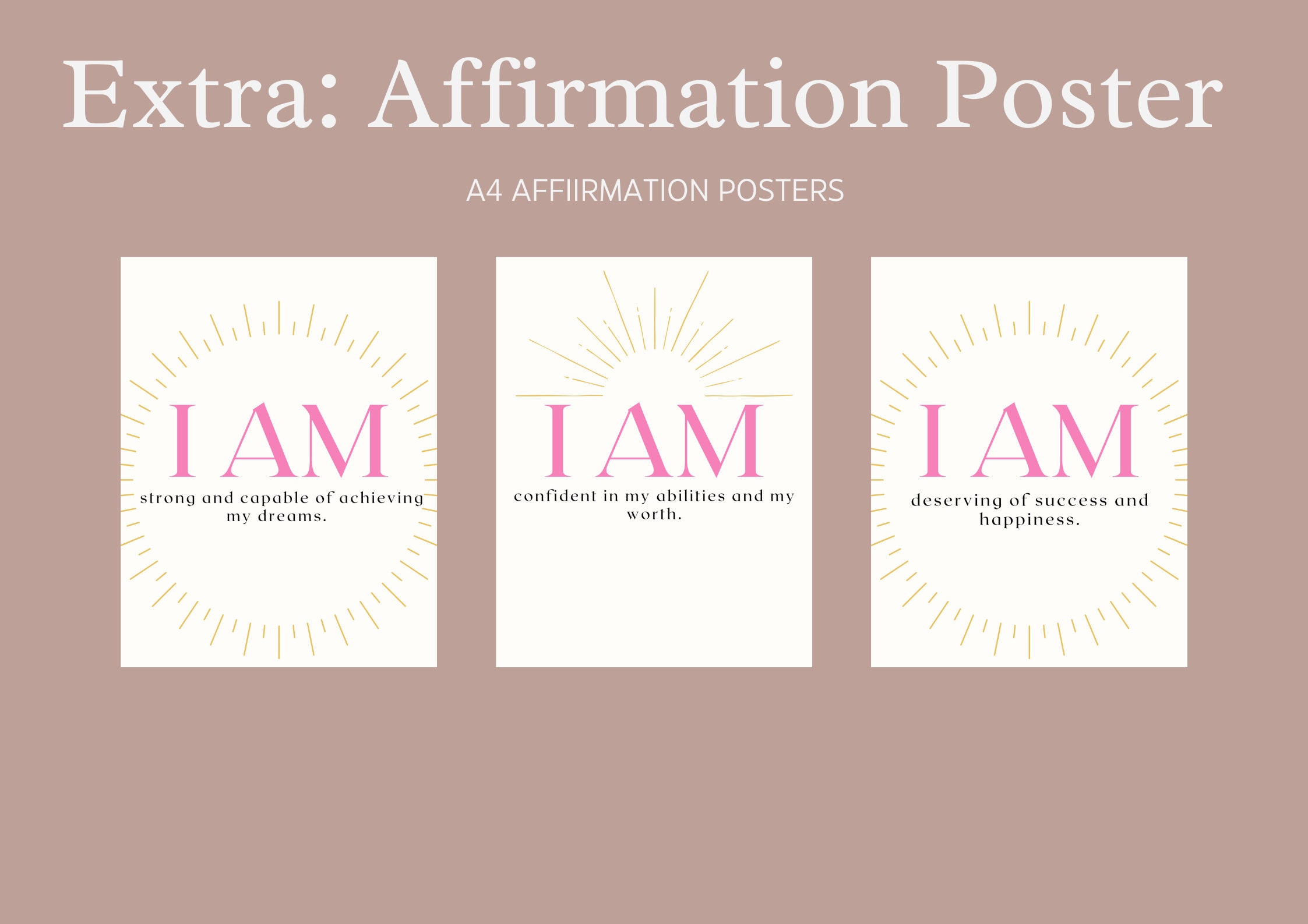 Digital Affirmation Cards Women's Empowerment Affirmation Cards Self ...