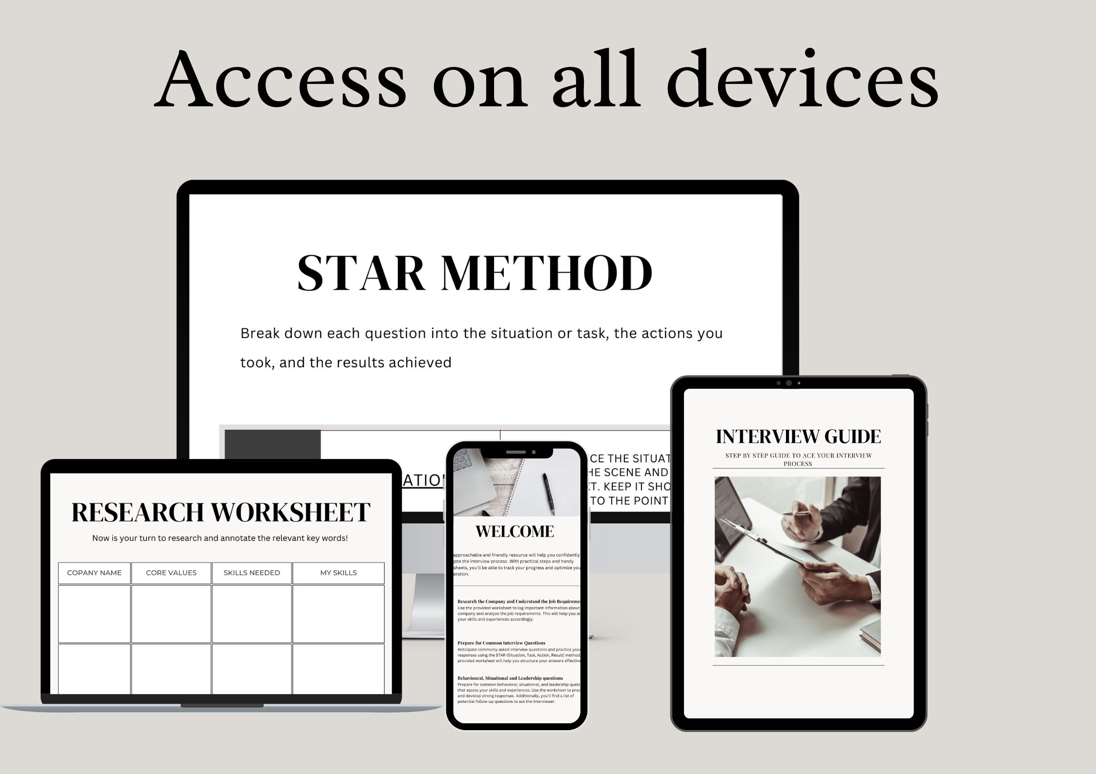 Interview Guide Example | Interview Tips| How to Prepare for Interview ...