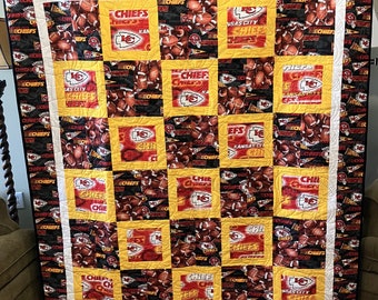 Kansas City Chiefs Quilt - Etsy