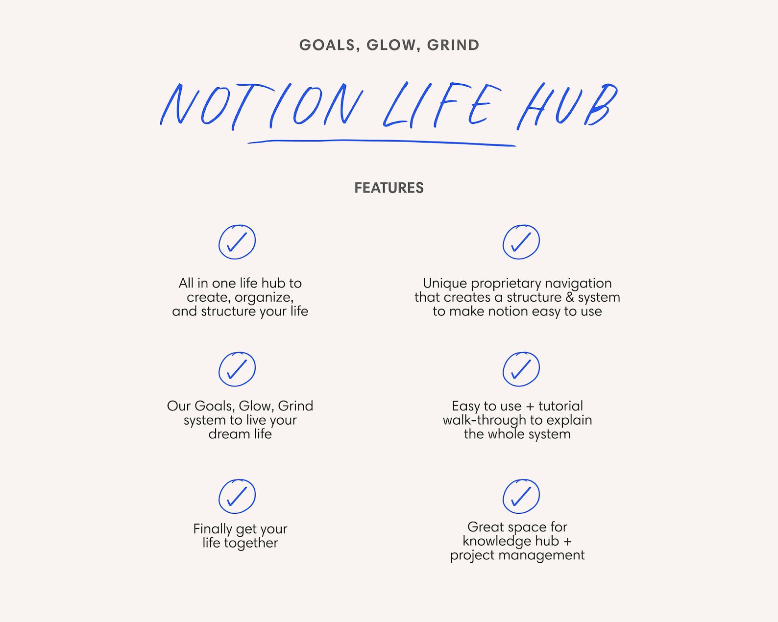 All-in-one Notion Life Hub — Notion Hub to Organize Your Life — Goals ...