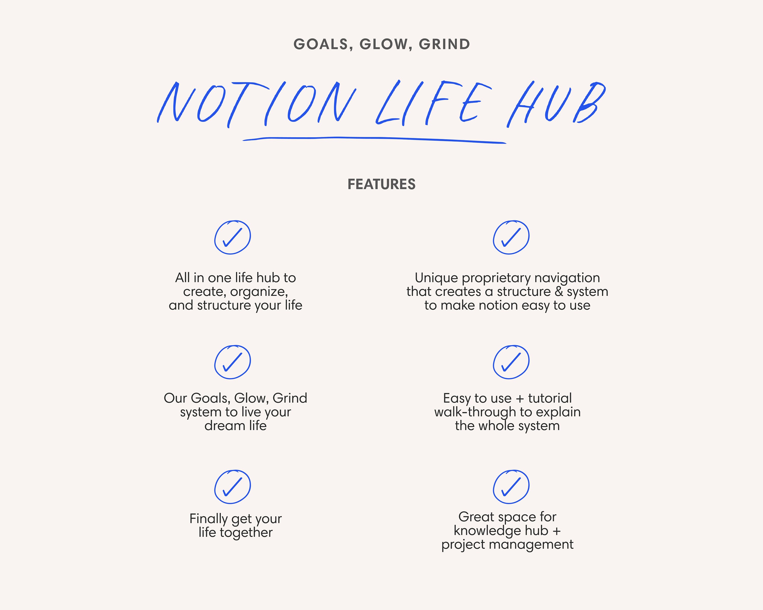 All-in-one Notion Life Hub — Notion Hub to Organize Your Life — Goals ...