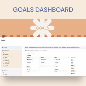All-in-one Notion Life Hub — Notion Hub to Organize Your Life — Goals ...