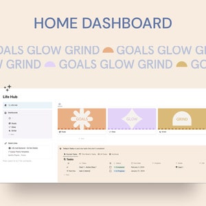 All-in-one Notion Life Hub — Notion Hub to Organize Your Life — Goals ...