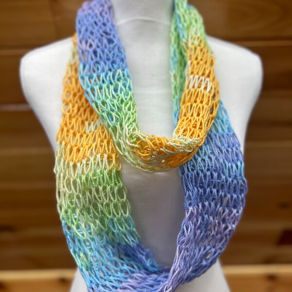Drop Stitch Scarf - Etsy
