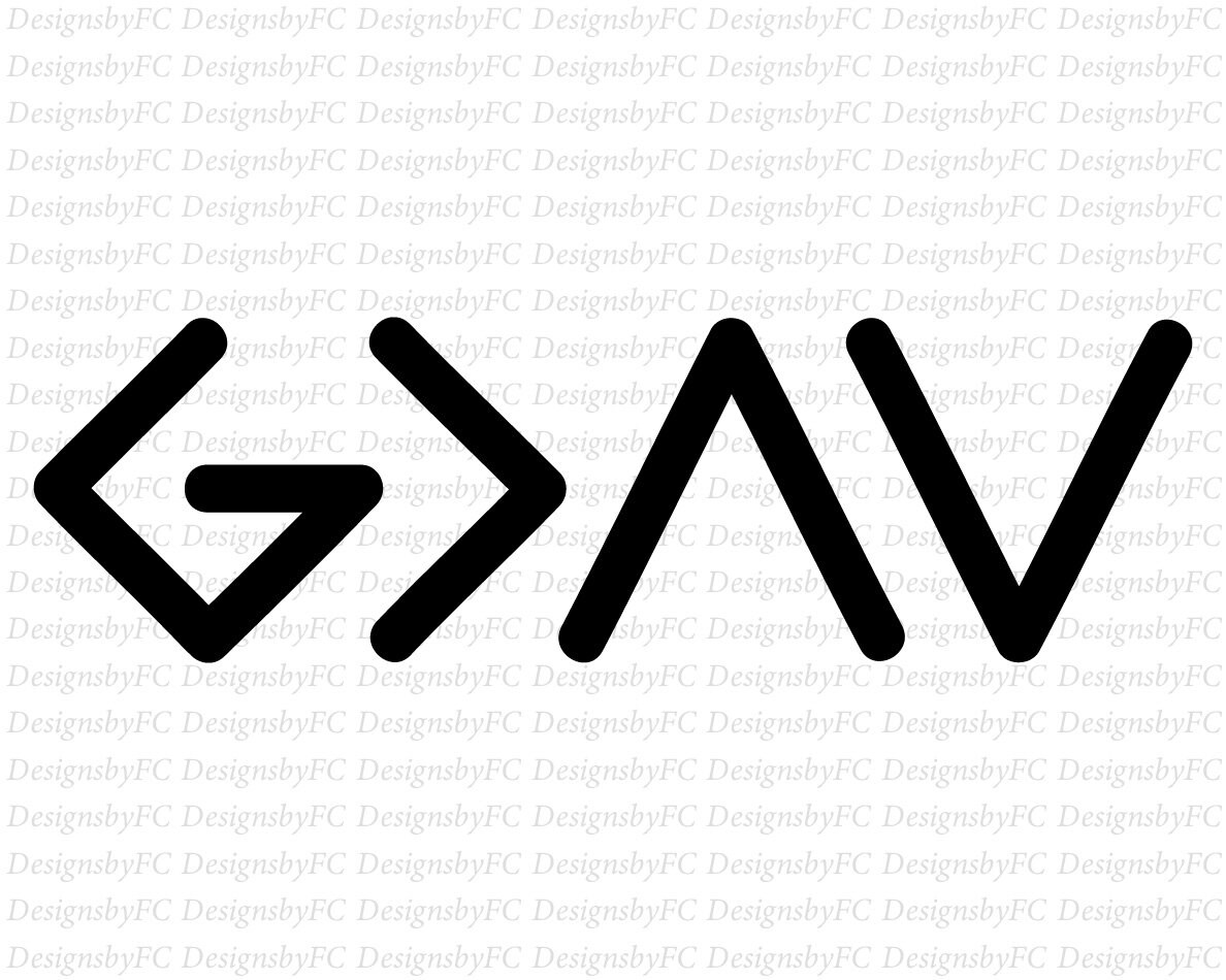 God is Greater Than the Highs and Lows SVG, Christian SVG, Jesus Svg ...