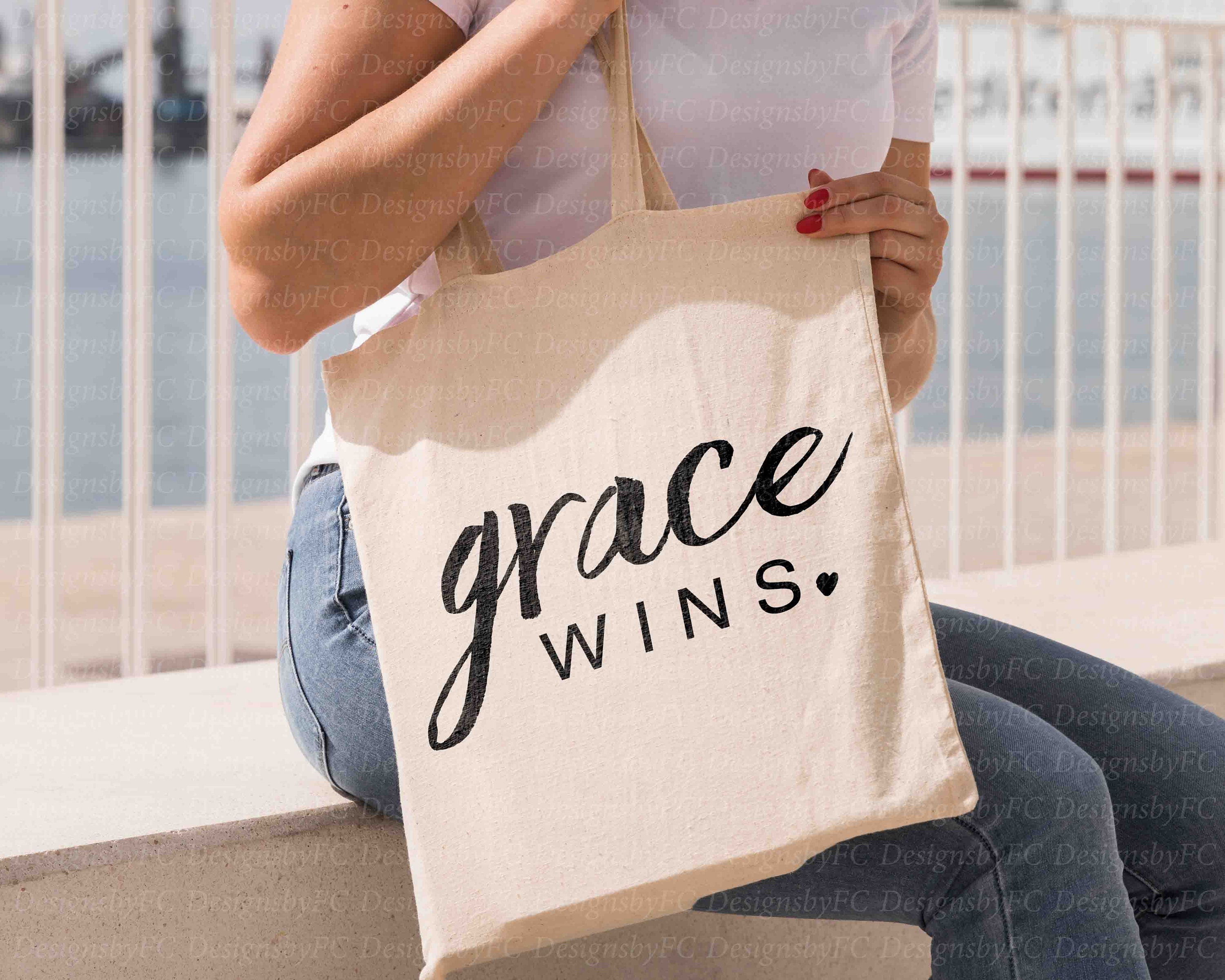 Grace Wins SVG, Christian SVG, Jesus Svg, Cricut, and Silhouette Cut ...