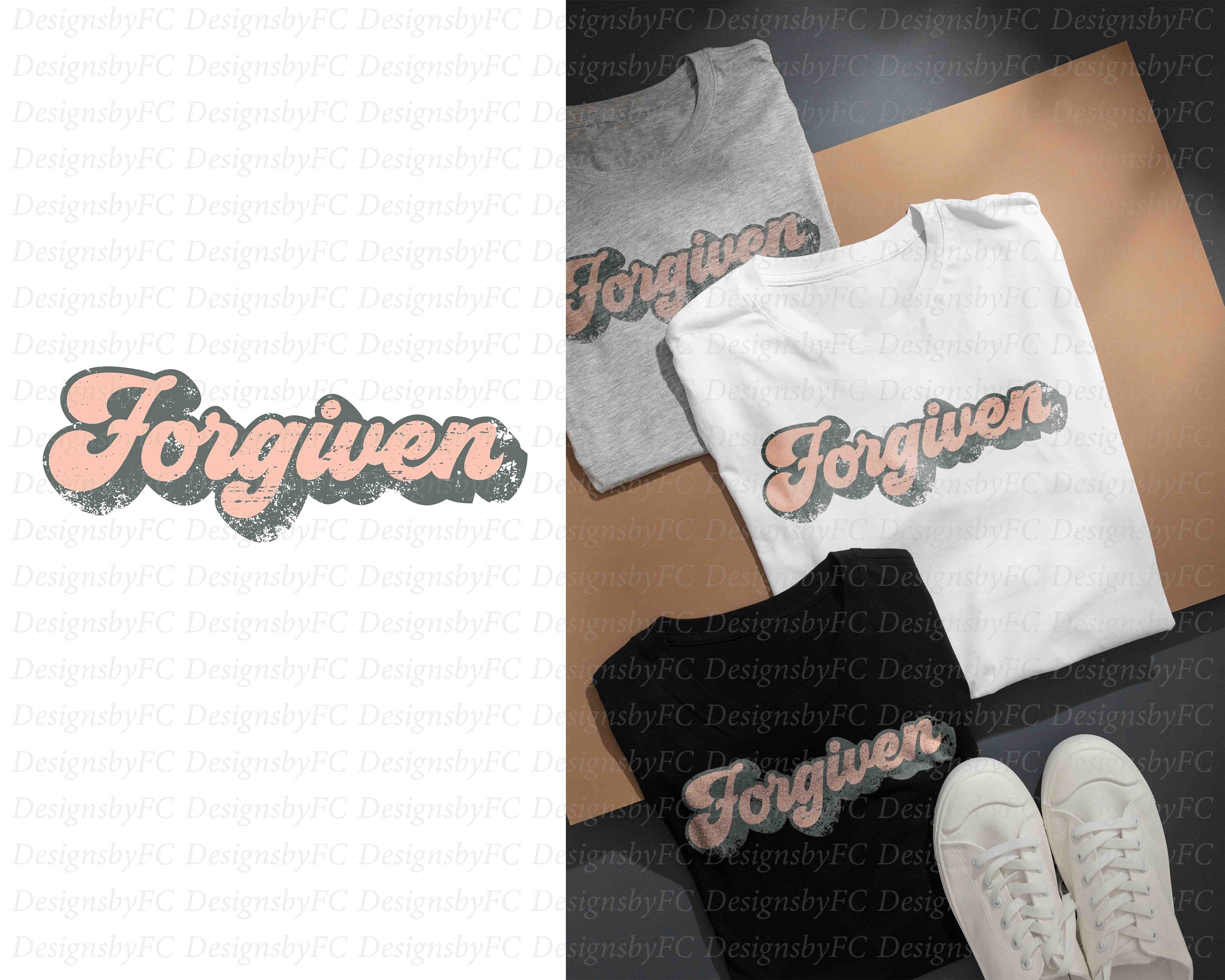 Forgiven SVG, Christian SVG, Jesus Svg, Cricut, and Silhouette Cut ...
