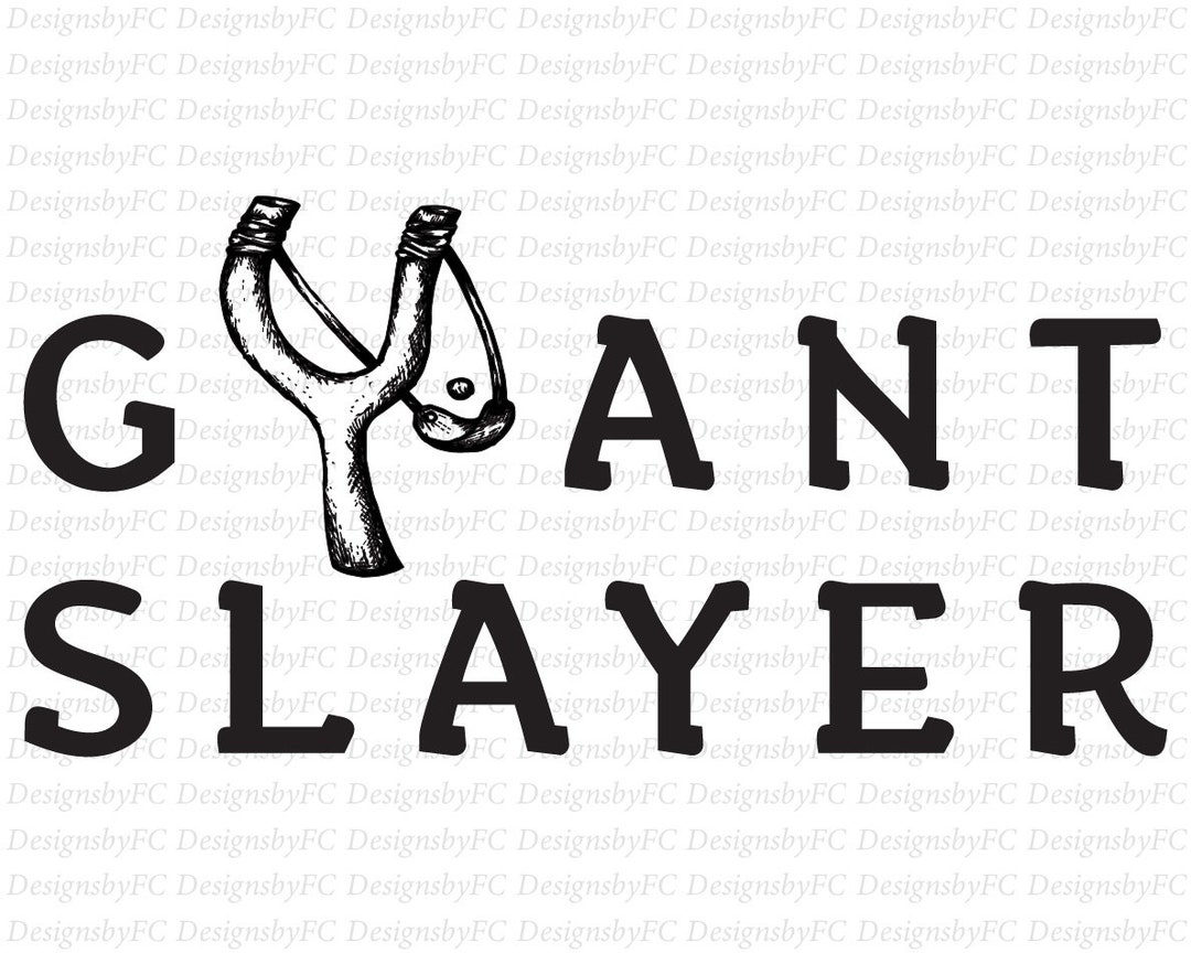 Giant Slayer SVG Christian SVG Jesus Svg Cricut and - Etsy