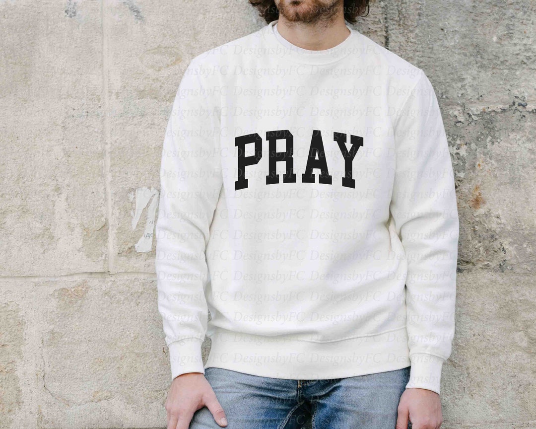 PRAY Varsity SVG, Christian SVG, Jesus Svg, Cricut and Silhouette Cut ...