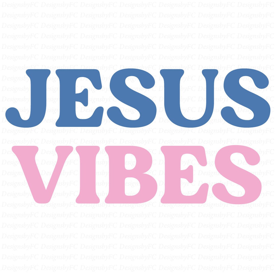 Jesus Vibes SVG Christian SVG Jesus Svg Cricut and - Etsy