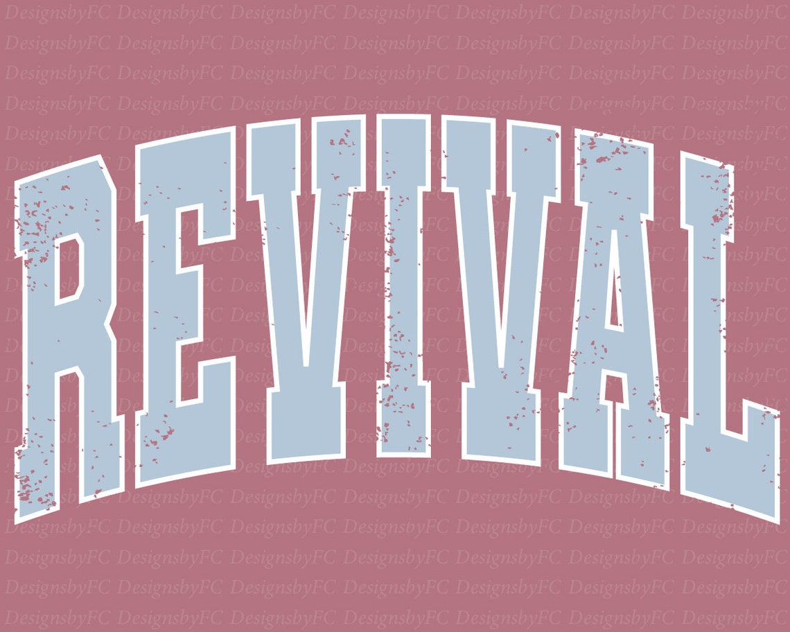 Revival SVG Christian SVG Jesus Svg Cricut and Silhouette - Etsy